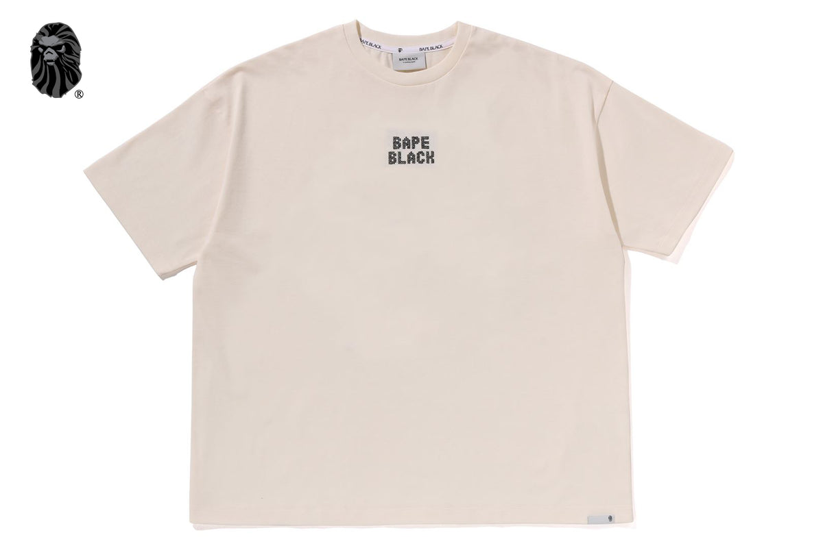 BAPE BLACK EMB RESORT TEE | bape.com