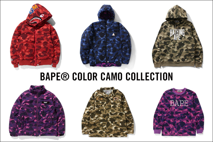 BAPE® COLOR CAMO COLLECTION | bape.com