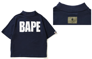 BAPE® MOCK NECK WIDE TEE | bape.com