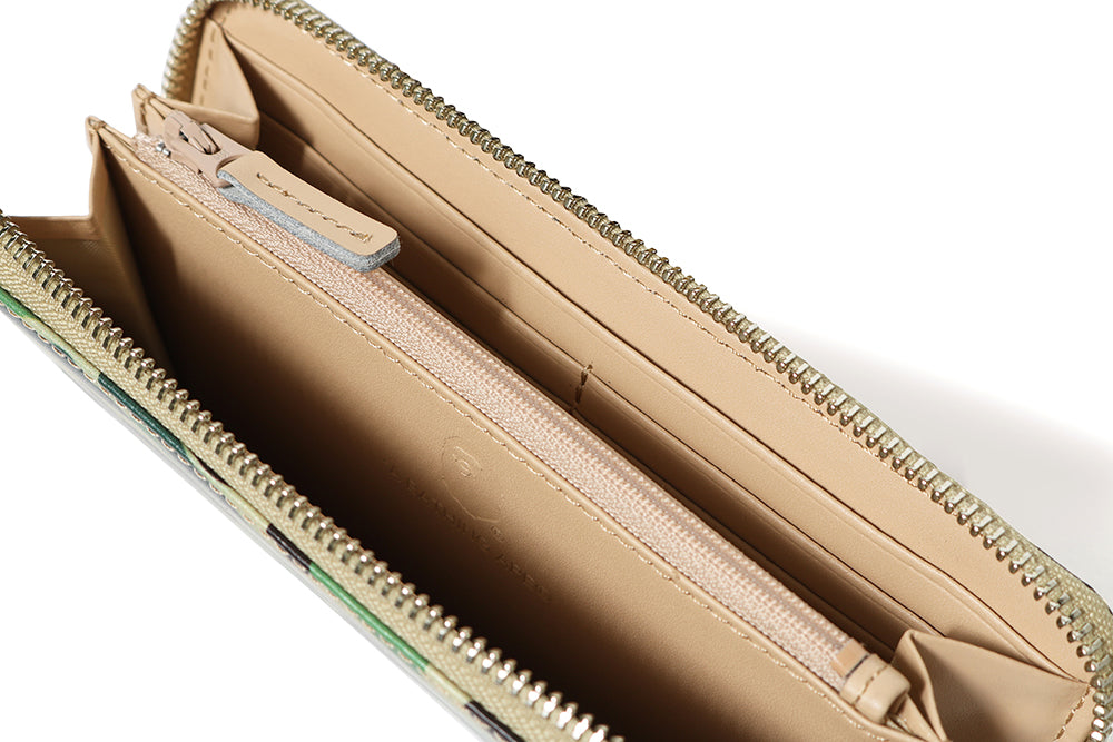 ABC LEATHER LONG WALLET | bape.com