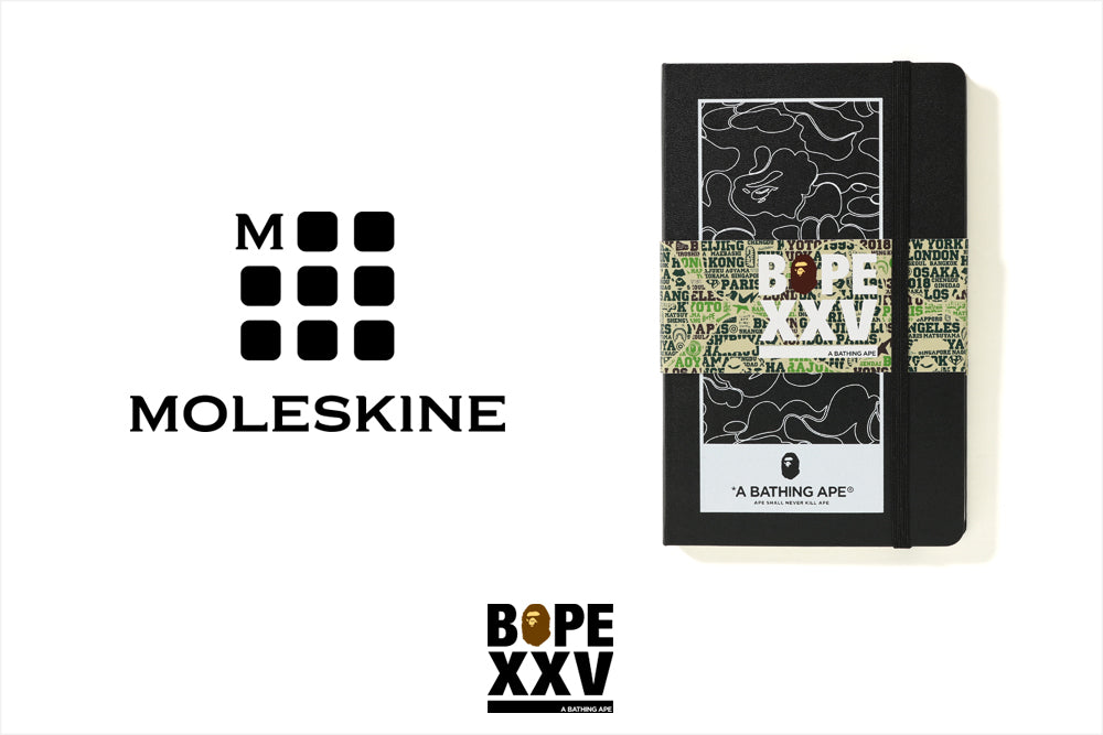 MOLESKINE CUSTOM EDITIONS FOR A BATHING APE® 25TH ANNIVERSARY | bape.com