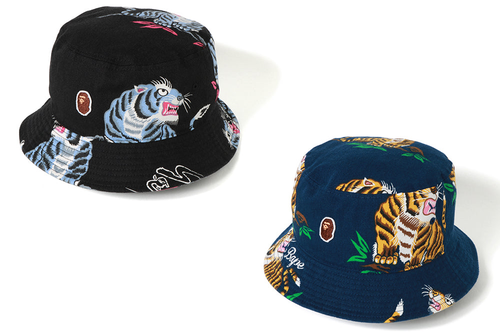 TIGER PATTERN HAT | bape.com