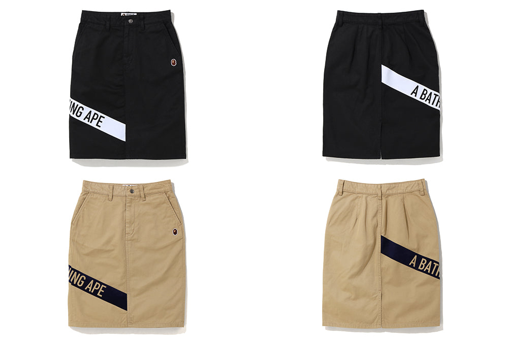 A BATHING APE® CHINO SKIRT | bape.com