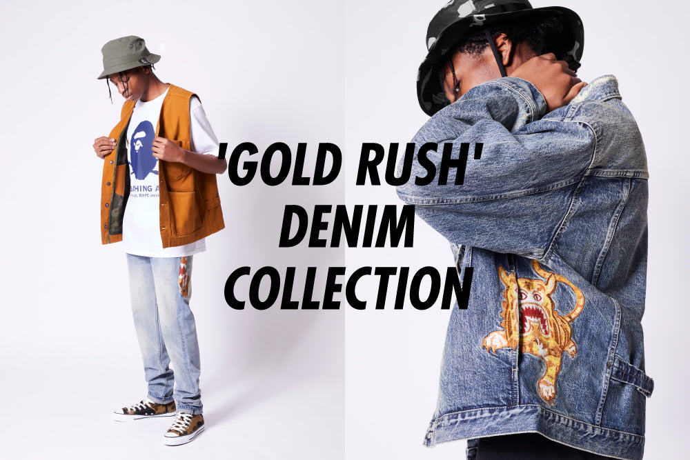 BAPE® New Denim Collection "GOLD RUSH" | bape.com
