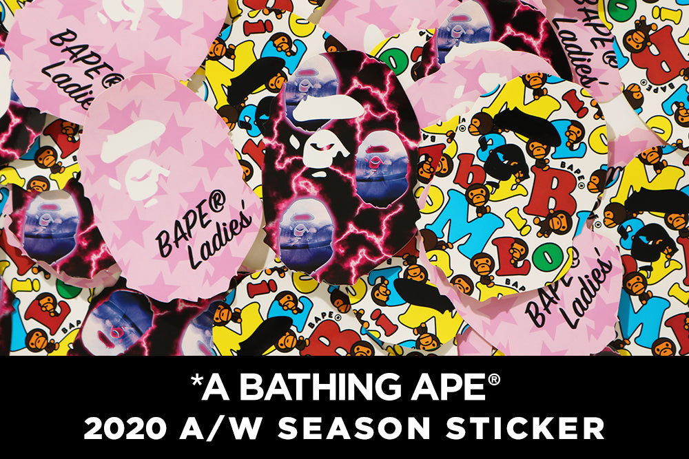 A BATHING APE® 2020 A/W SEASON STICKER | bape.com
