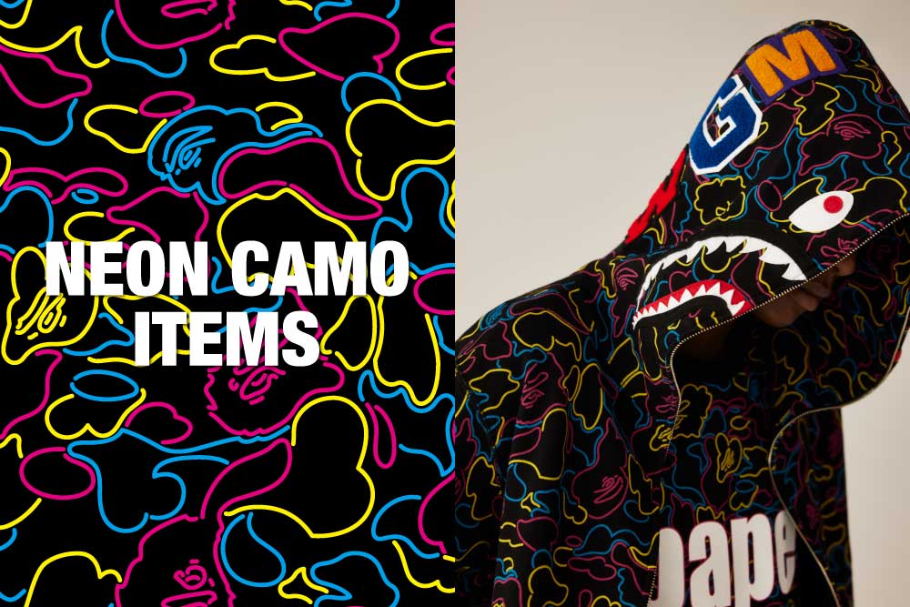 NEON CAMO ITEMS | bape.com