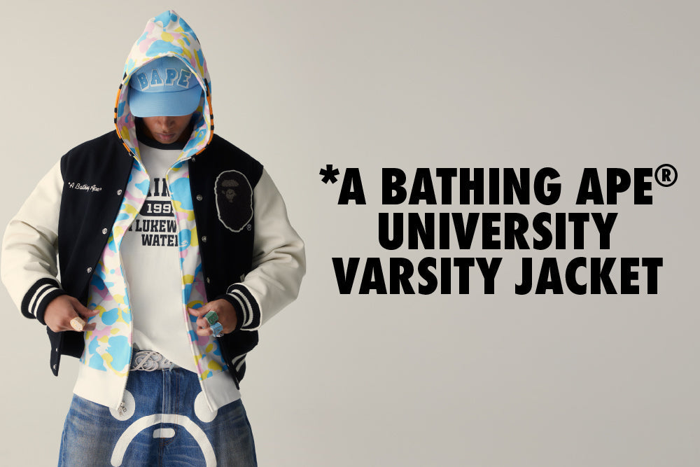A BATHING APE® VARSITY JACKET | bape.com