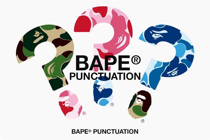 BAPE® PUNCTUATION TEE | bape.com