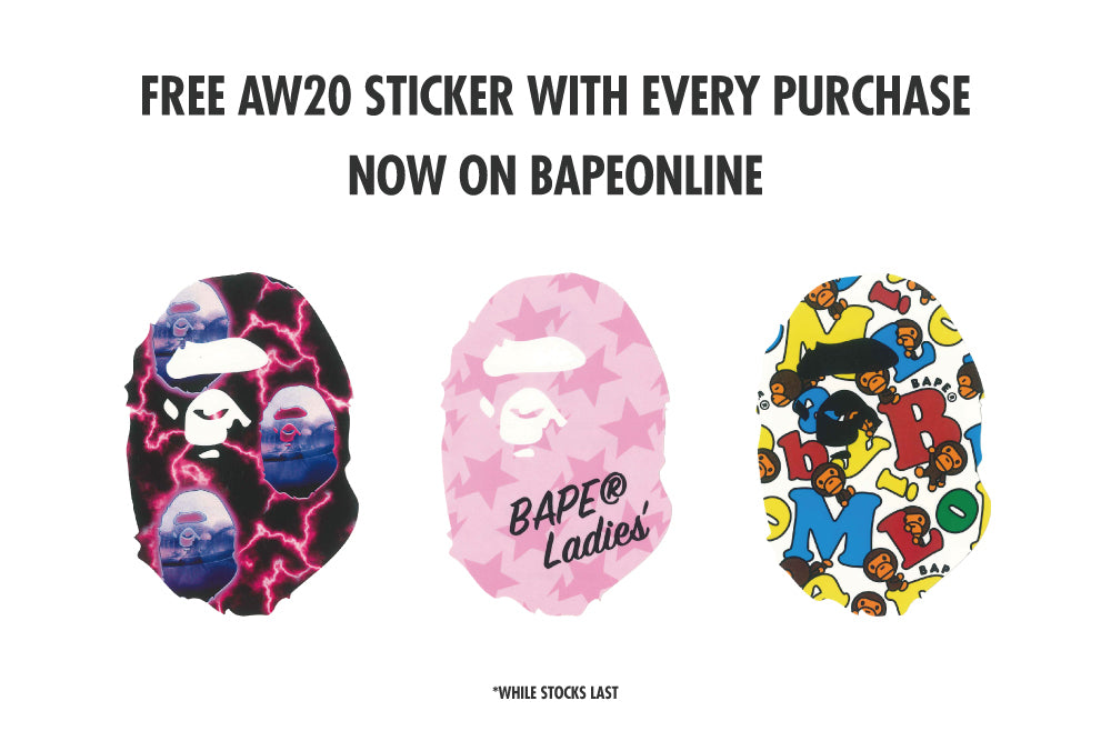 2020 AW STICKER GIVEAWAY | bape.com