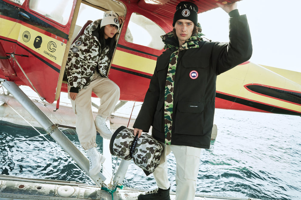 A BATHING APE® x CANADA GOOSE x CONCEPTS | bape.com