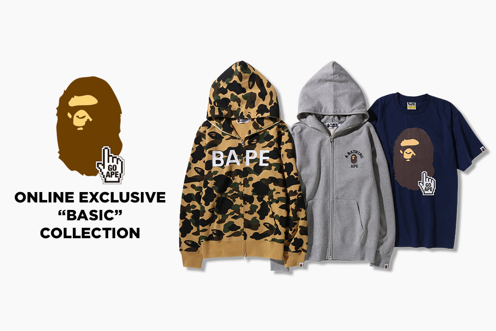 ONLINE EXCLUSIVE BASIC COLLECTION | bape.com