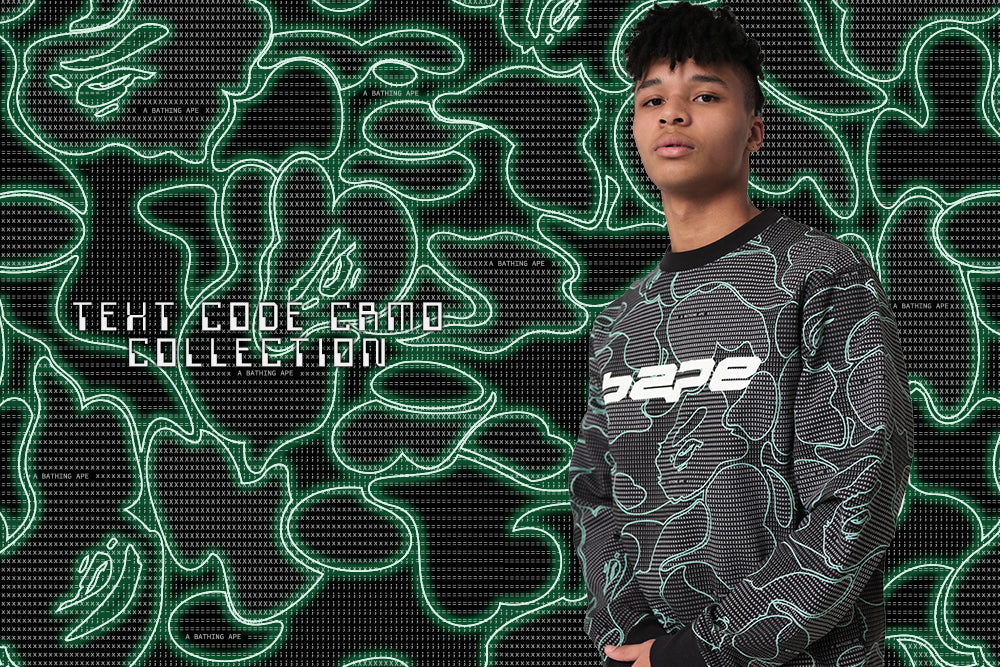 TEXT CODE CAMO | bape.com