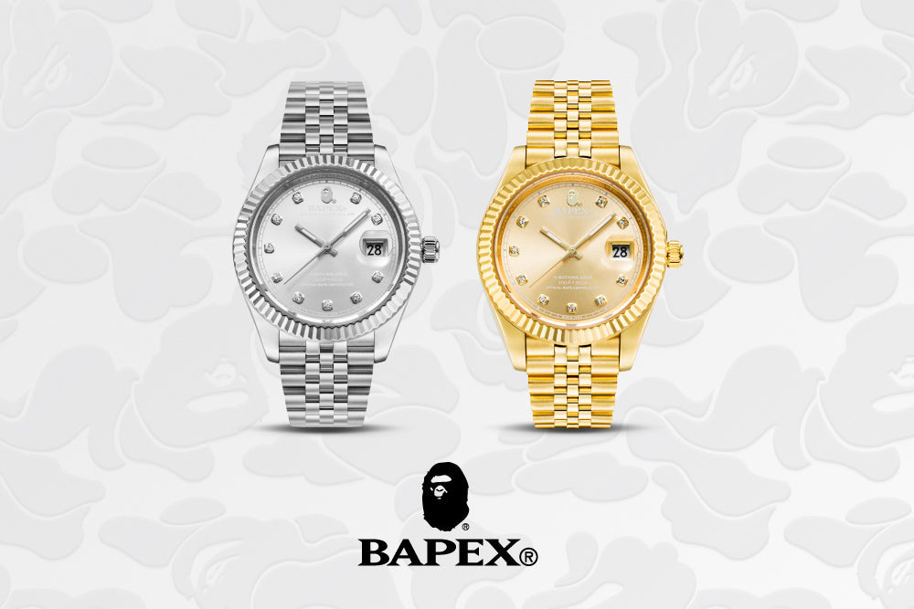 煌びやかな文字盤の「TYPE 6 BAPEX®」が登場 | bape.com