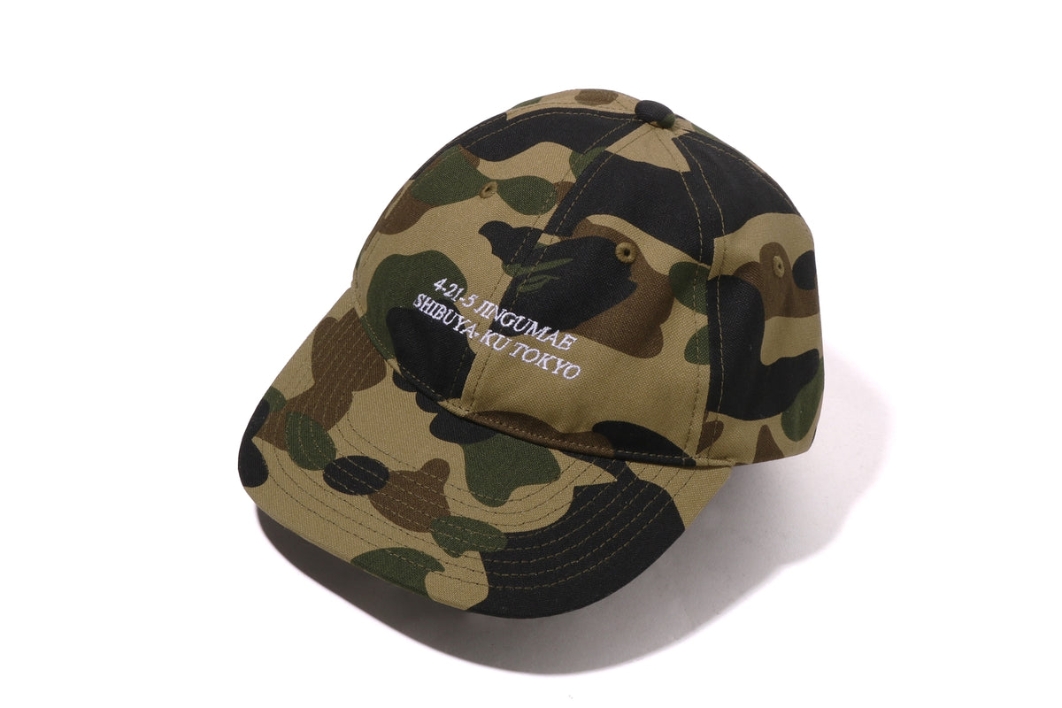 1ST CAMO SLOGAN CAP | bape.com