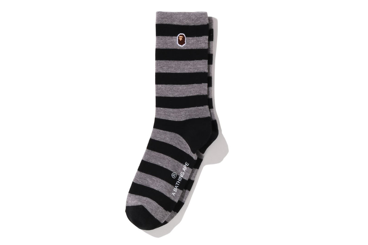 APE HEAD ONE POINT HOOP SOCKS | bape.com