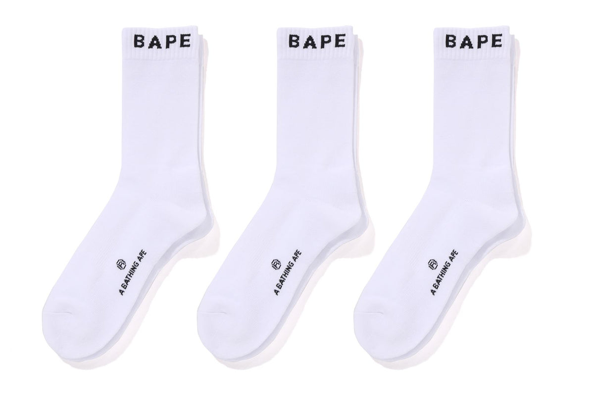 BAPE SOCKS 3 PAIRS | bape.com