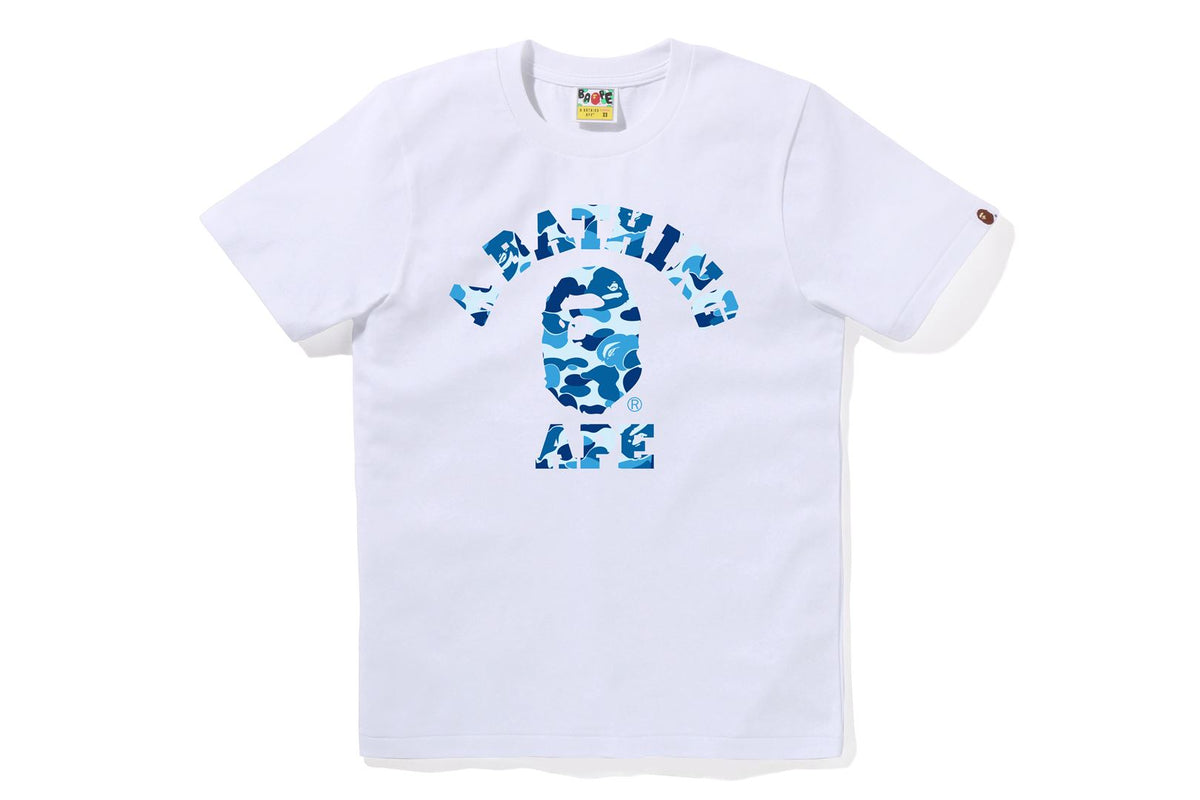 ABC CAMO COLLEGE TEE | bape.com