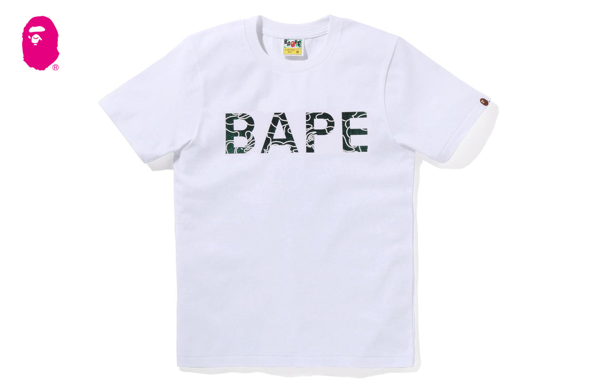 NEON CAMO GLITTER BAPE TEE | bape.com