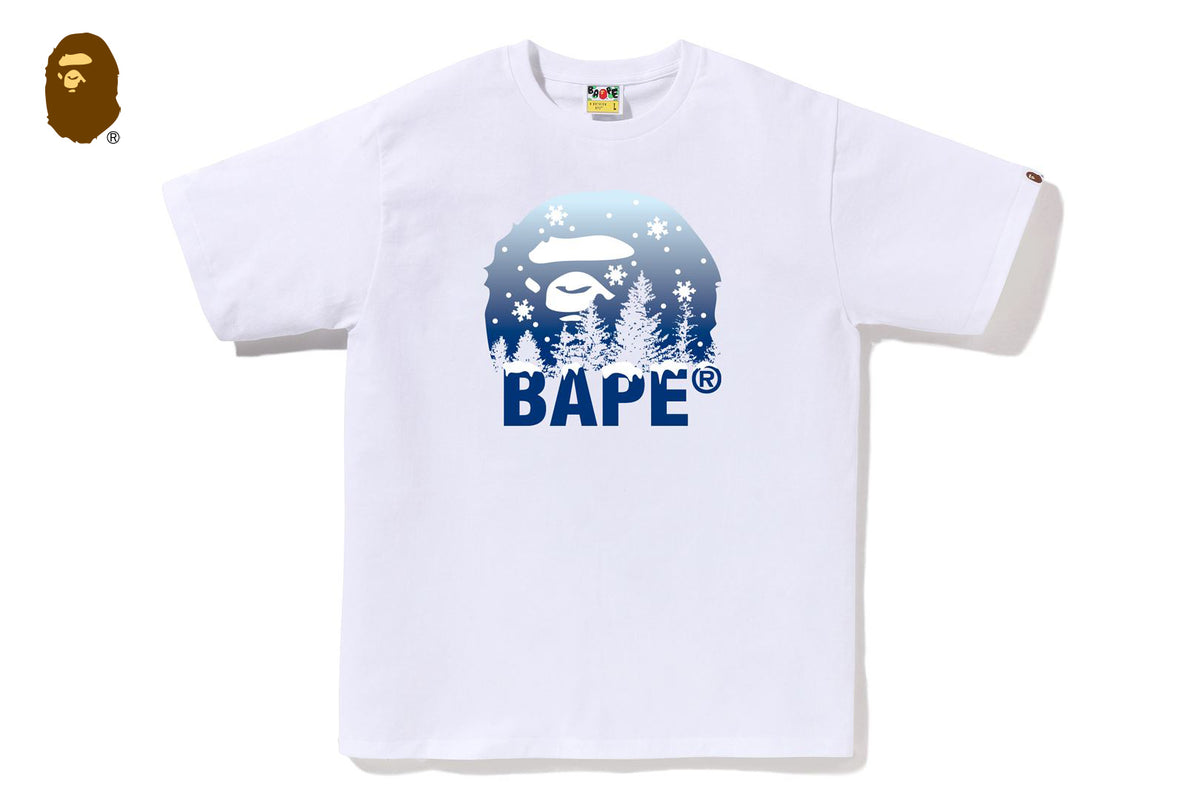 SNOW APE HEAD TEE | bape.com