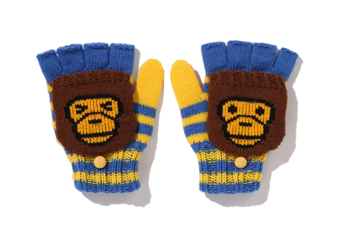 BABY MILO KNIT GLOVES | bape.com