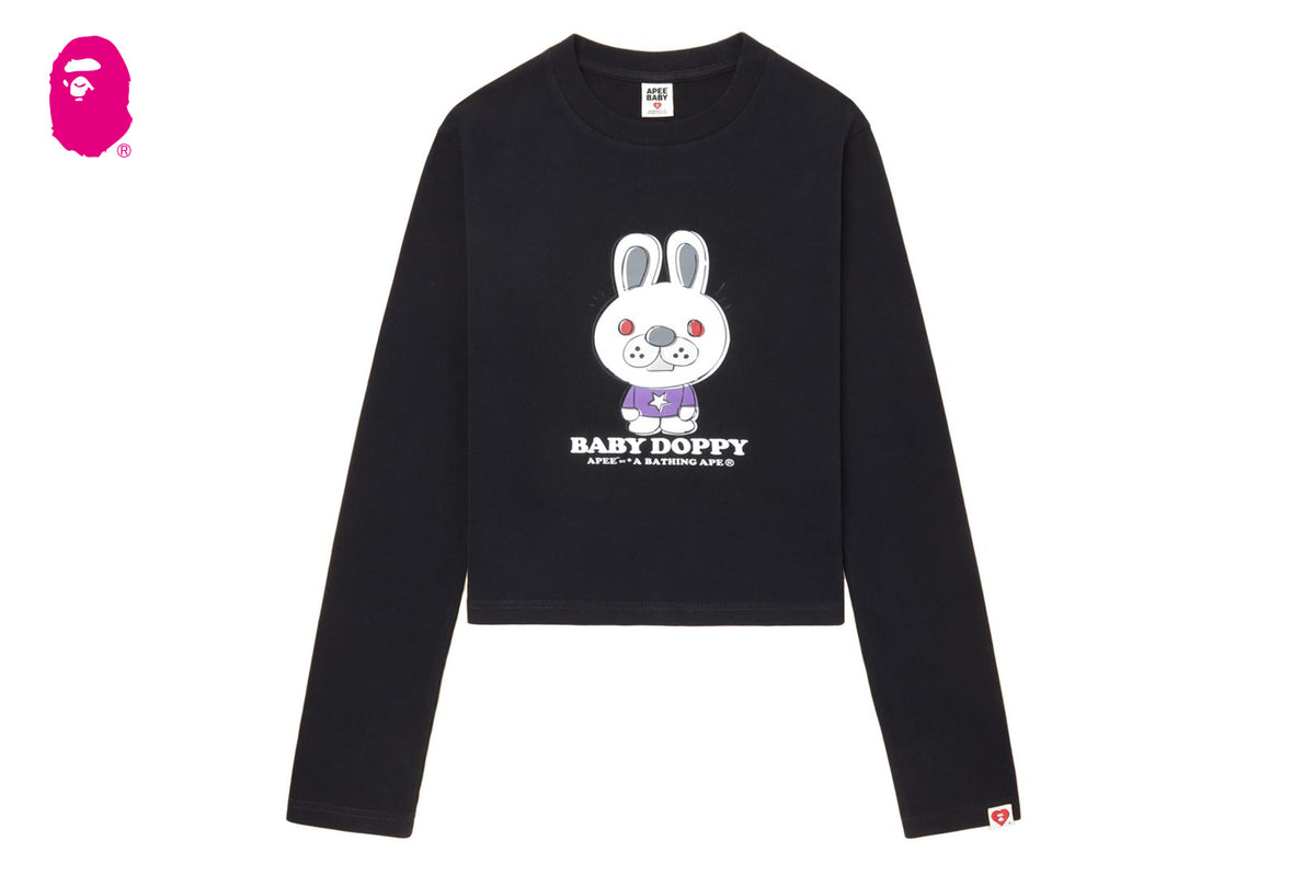 BABY DOPPY PRINTED LONG SLEEVE T-SHIRT | bape.com